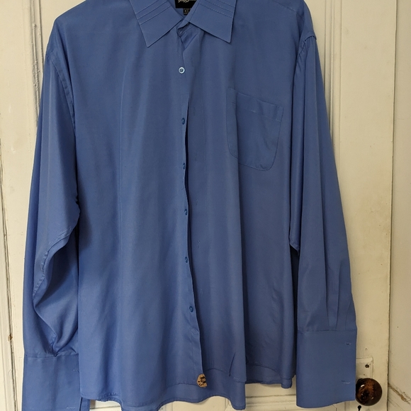 George Martin | Shirts | George Martin Blue Mens Button Down Dress ...
